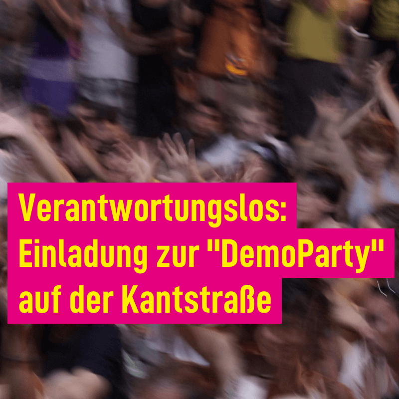 FDP-Fraktion kritisiert „DemoParty“ auf der Kantstraße - FDP-Fraktion ...
